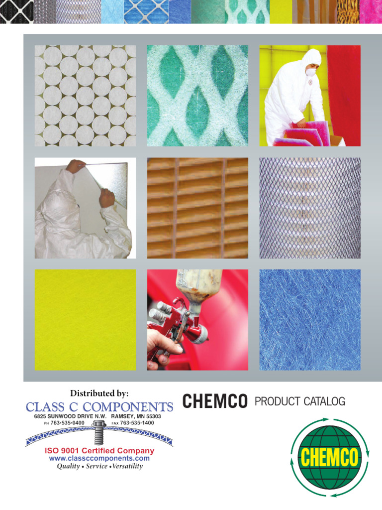 Chemco MFG Product Catalog | PDF | Filtration | Dust