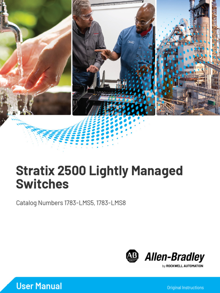 Stratix 2500 Lightly Managed Switches: User Manual | PDF | Network Switch | Computer Network