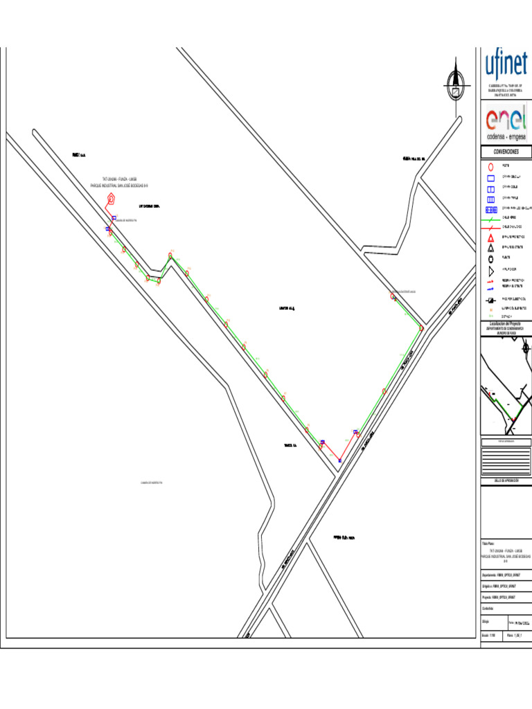Plano Enel TKT-204266 - Funza - LMGB | PDF