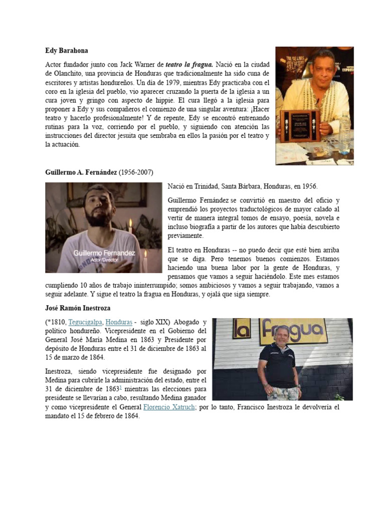 Edy Barahona | PDF | Honduras