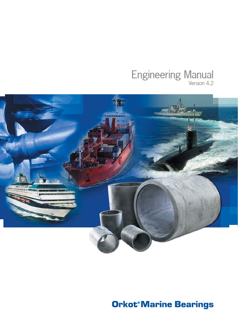 Trelleborg Orkot Marine Bearings Engineering Manual | PDF | Bearing (Mechanical) | Engineering ...