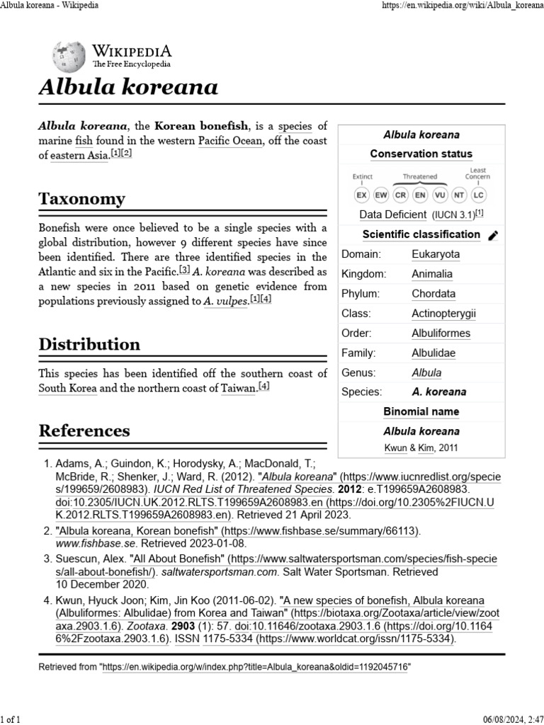 Lbula Koreana | PDF | Biological Classification | Organisms