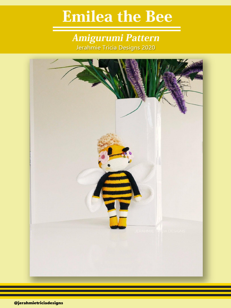 Emilea The Bee | PDF | Crochet | Amigurumi