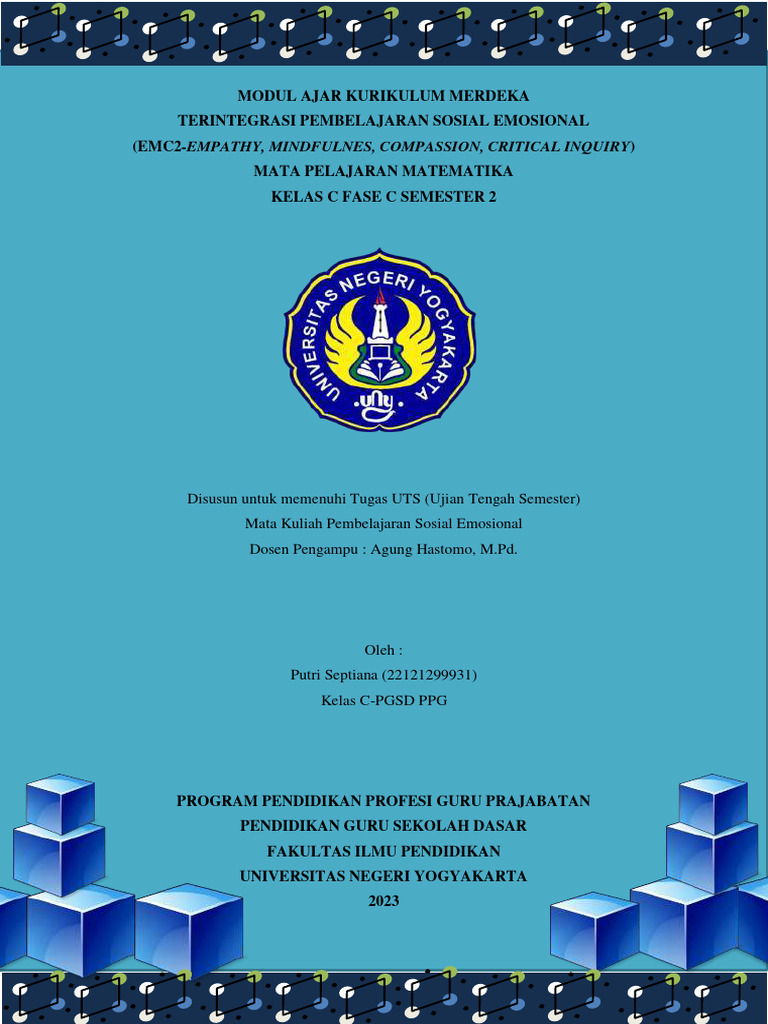 Uts - Pse - Putri Septiana - 22121299931 | PDF | Karier & Perkembangan