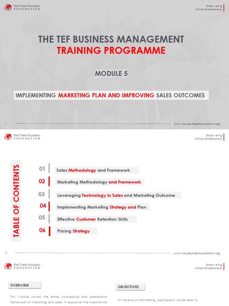 Tef 1 | PDF | Pricing | Marketing