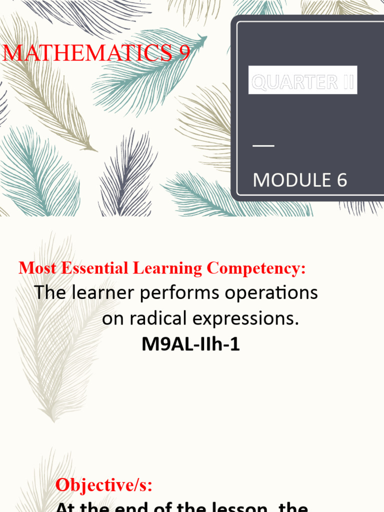 Cot Powerpointpresentation | PDF | Multiplication | Factorization