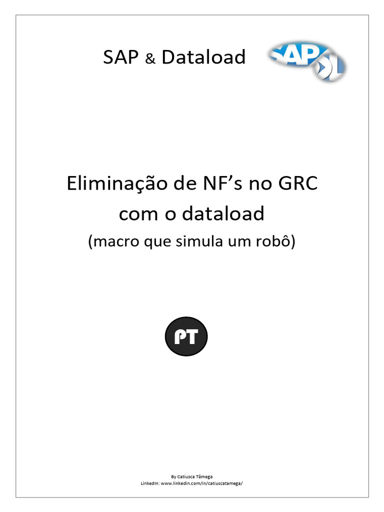 Eliminao de NFs No GRC Com o Dataload | PDF | Informática | Programas