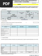 Formulario Tec 6 CV | PDF