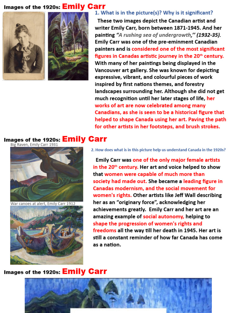 Images of The 1920s - Presentation Template | PDF | Paintings | Canada