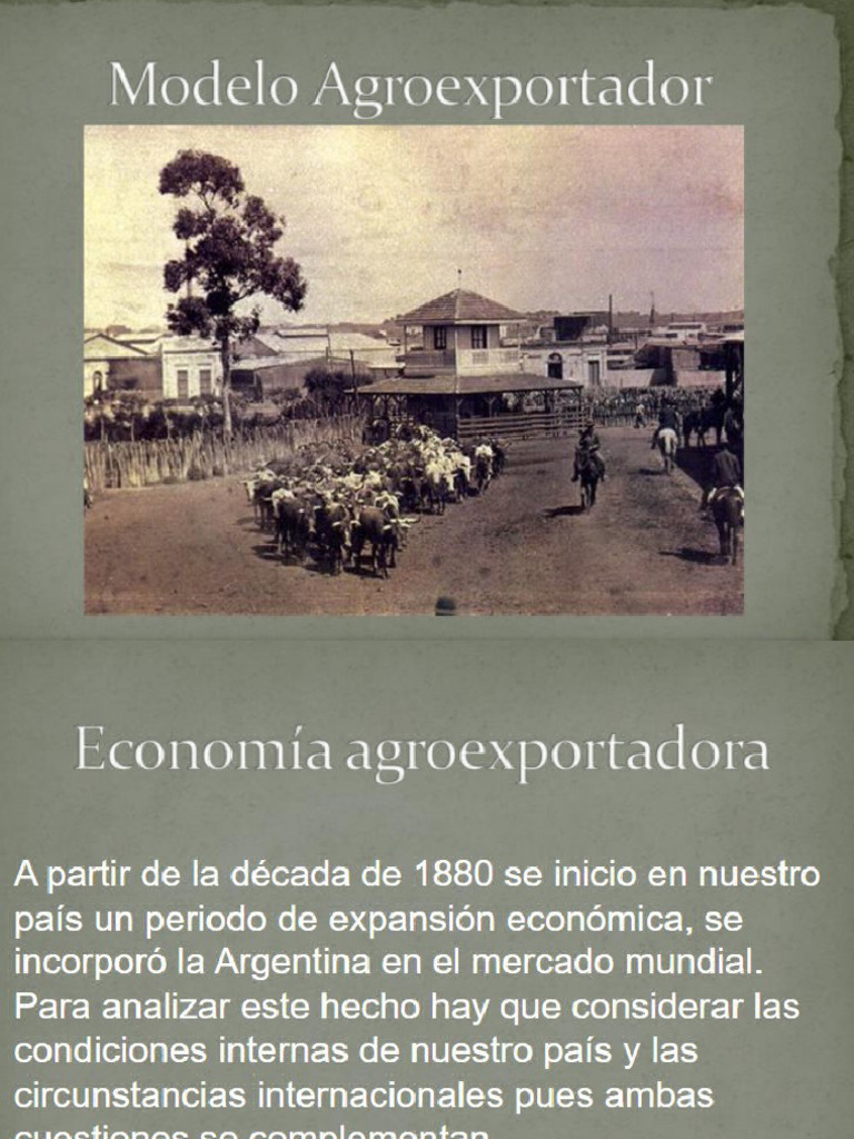 Modelo Agroexportador Presentación | PDF