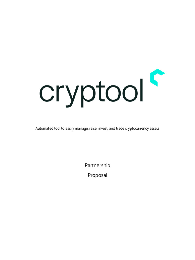 Cryptool - Launchpad Proposal | PDF | Cryptocurrency | Investing