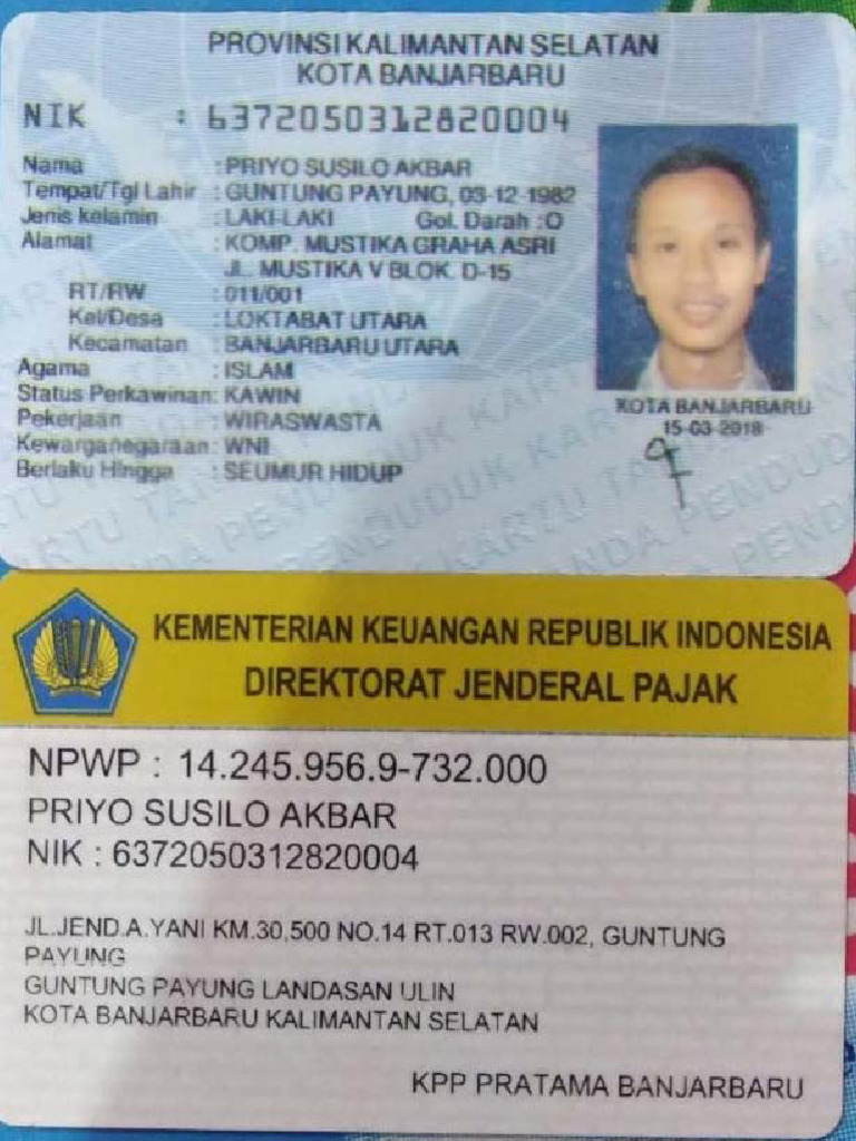 KTP Direktur BKI | PDF