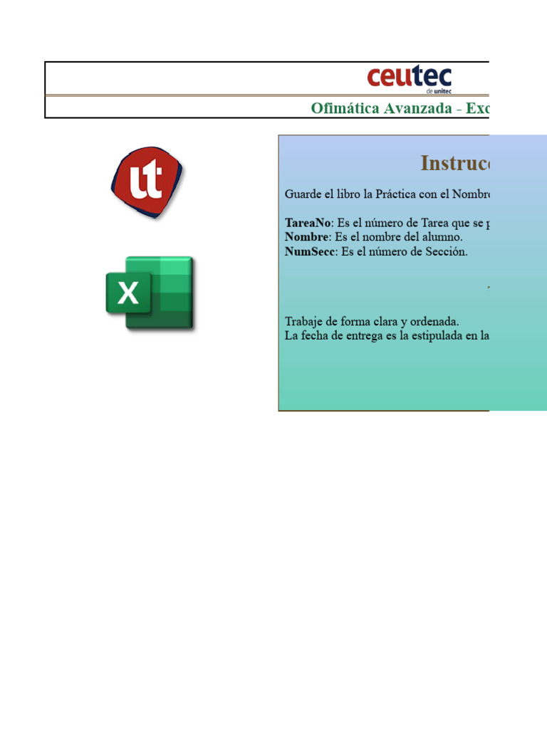 Tarea 5 Excel-Intermedio | PDF | Informática