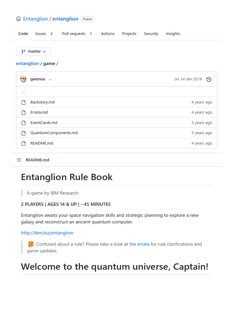 Entanglion Rule Book | PDF | Quantum Computing | Applied Mathematics