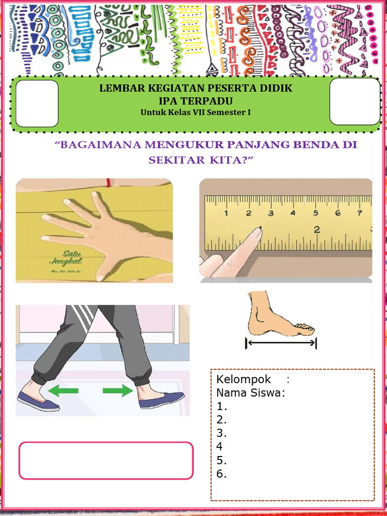 Pengukuran Panjang dengan Satuan Baku | PDF