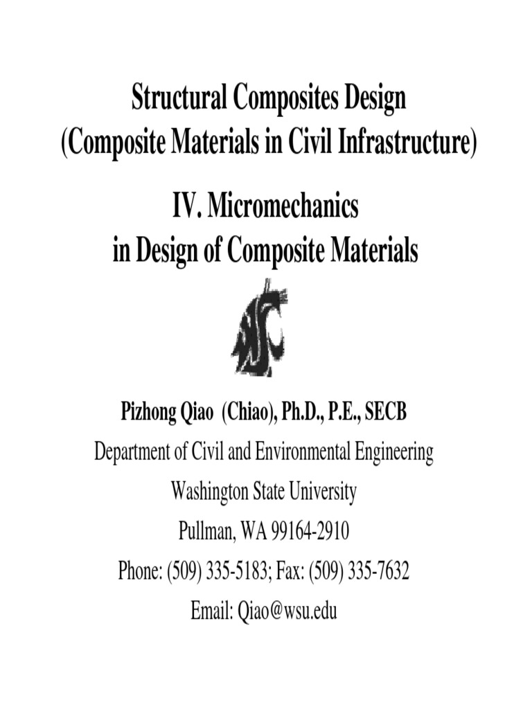 04 Micro Mech | PDF | Composite Material | Materials