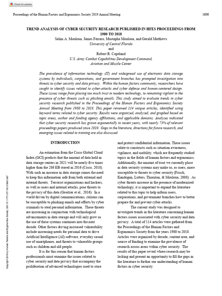 Analysis of Cyber Security | PDF | Security | Computer Security