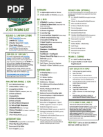 Air Assault School Packing List | PDF