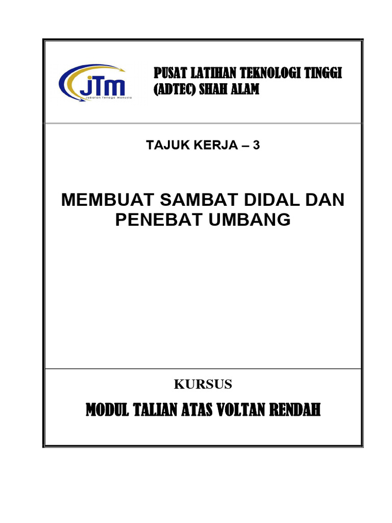 KK3 Membuat Sambat Didal & Penebat Umbang (3 Files Merged) | PDF ...