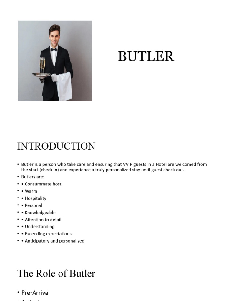 Butler | PDF