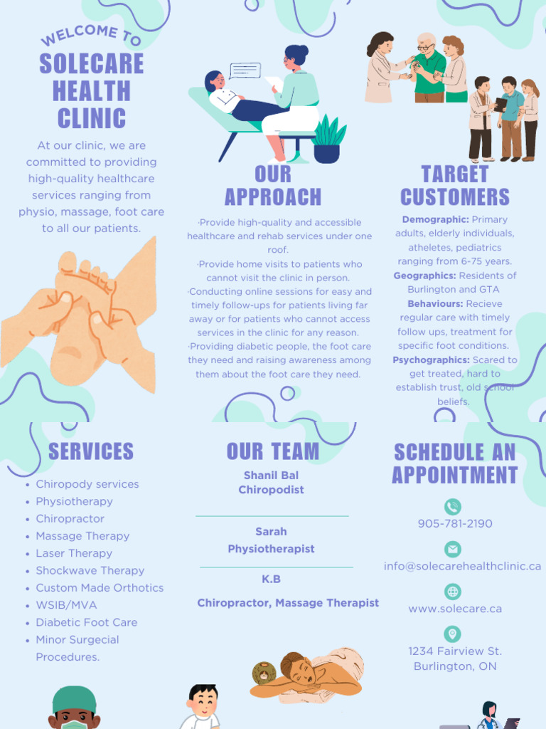 SoleCare Brochure | PDF | Physical Therapy | Health Sciences