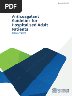 DOAC Guidelines March 2025 | PDF | Thrombosis | Medical Specialties