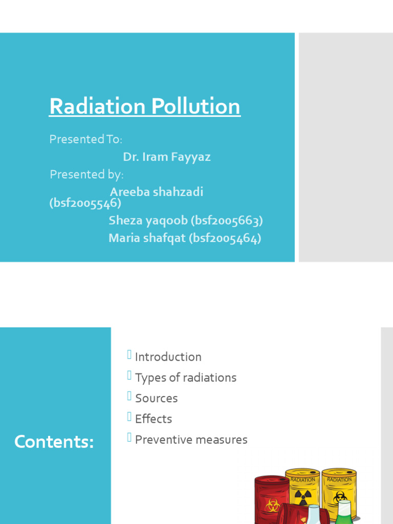 Understanding Radiation Pollution Effects | PDF | Radiation | Acute ...