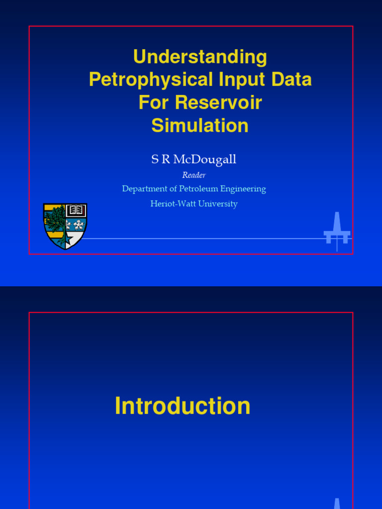 Understanding Petrophysical Input Data | PDF | Wetting | Porosity