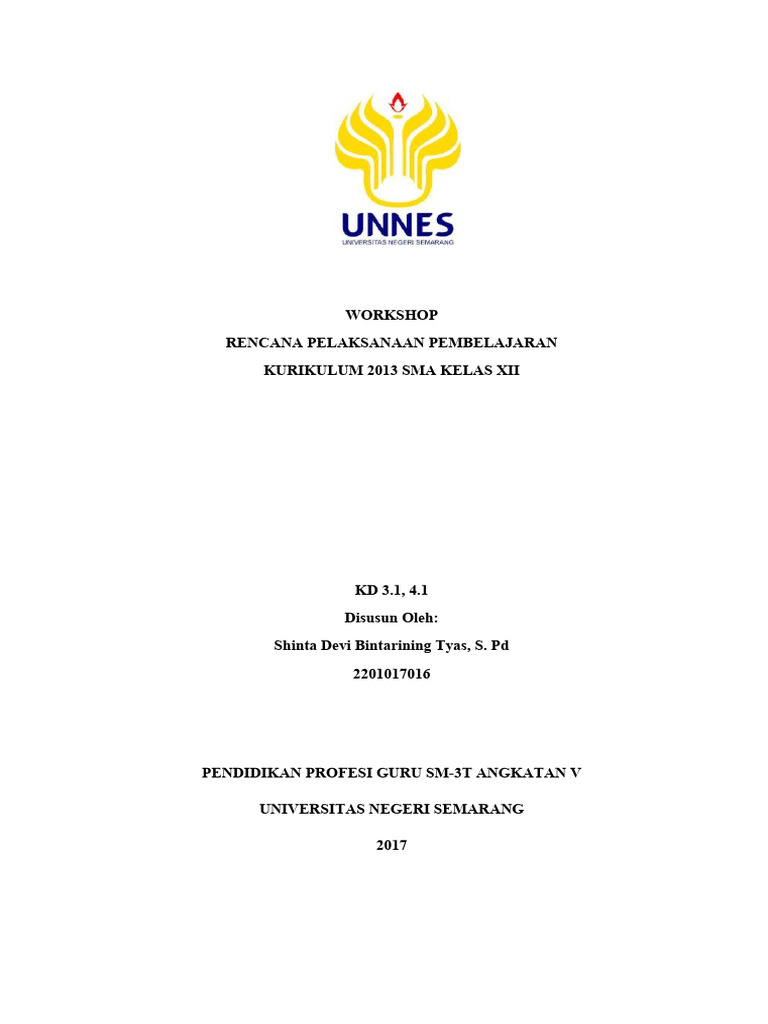 Shinta Devi SSP A6 - RPP SMA XII - KD 3.1 4.1 | PDF | Linguistics ...