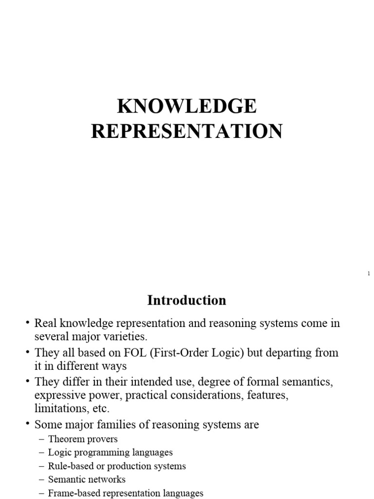 Knowledge Representation - 114527 | PDF | Knowledge Representation And Reasoning | Inheritance ...