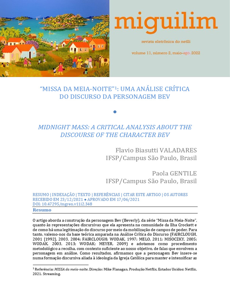 348-Composição Final-1405-1-10-20220824 | PDF | Sociologia | Discurso