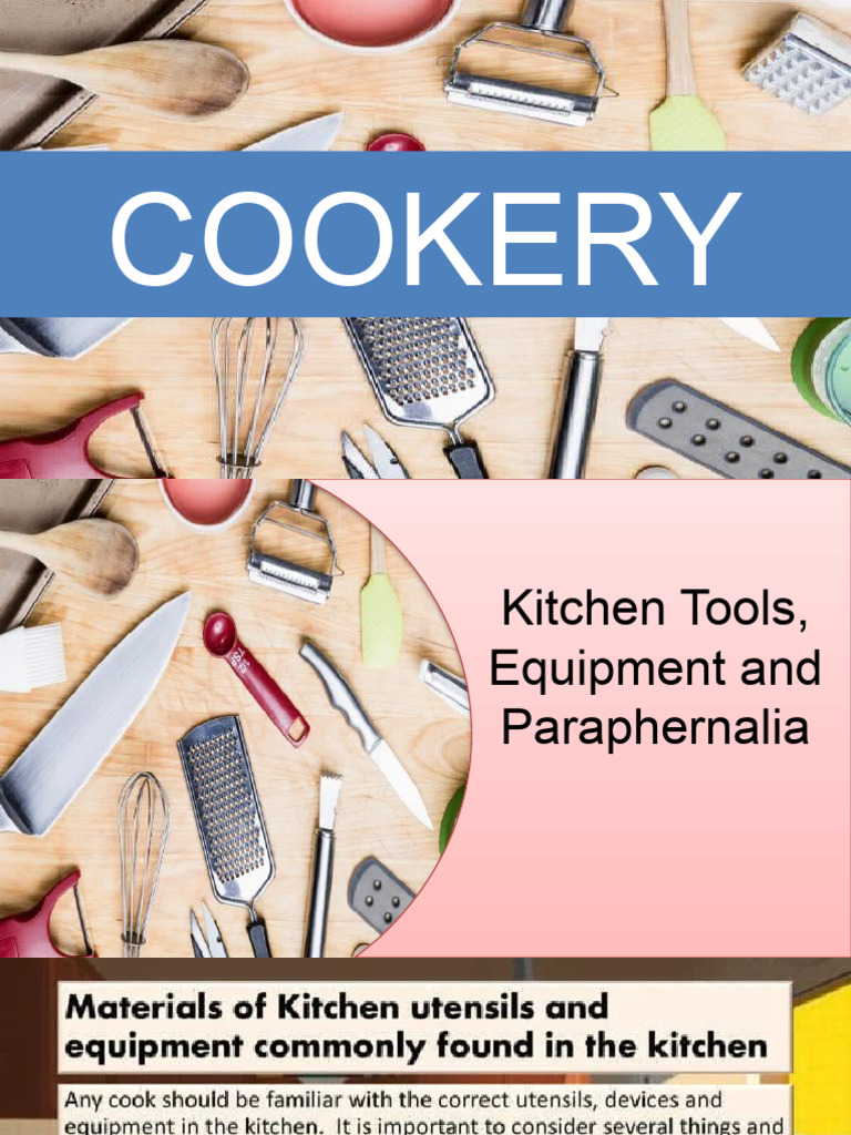 COOKERY 10 Kitchen Tools | PDF