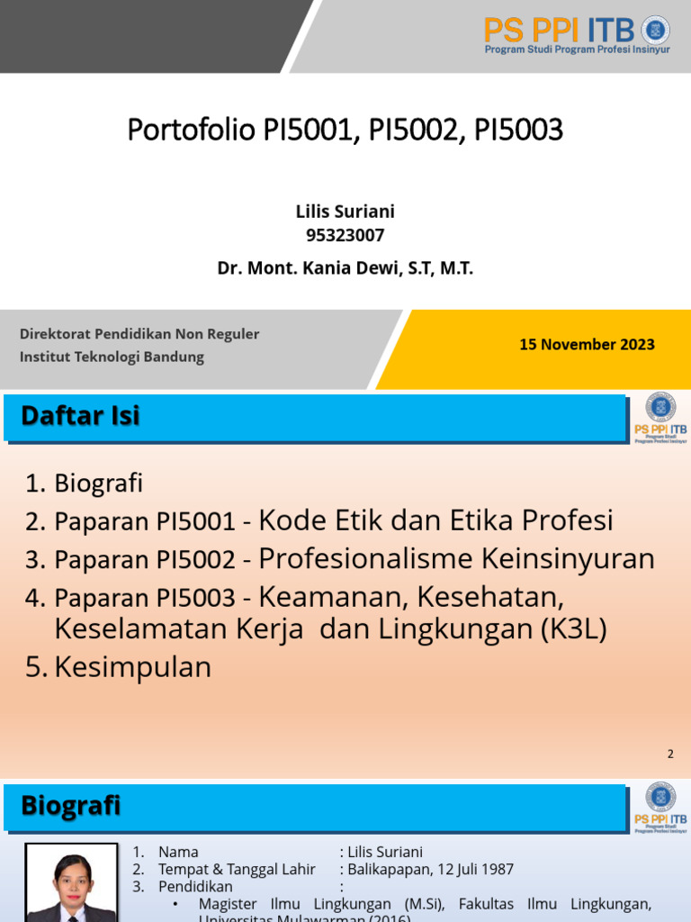Lilis Suriani Presentasi | PDF