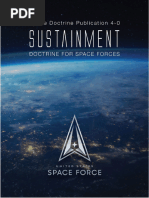 Space Force Doctrine Document 1 FINAL - 4apr25 | PDF | Outer Space | Orbit