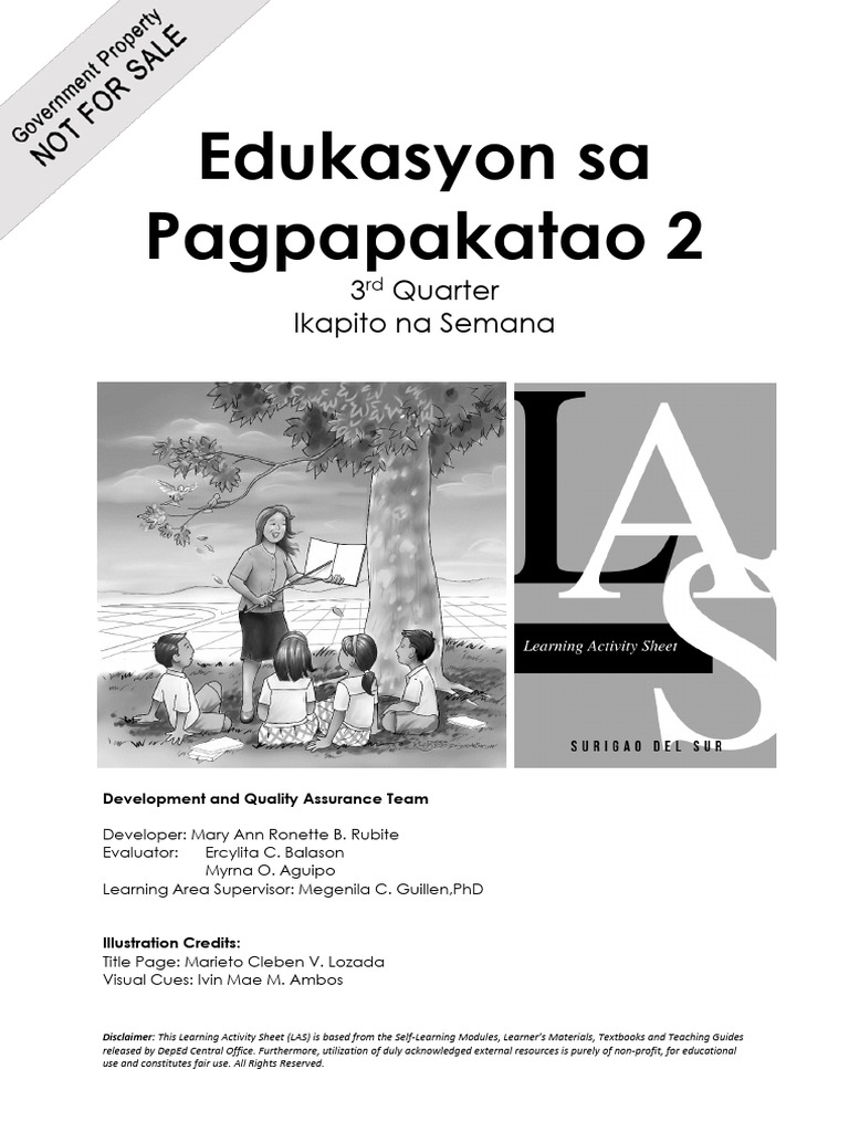 EsP2 q3 Week7 v4 Sinurigaonon | PDF