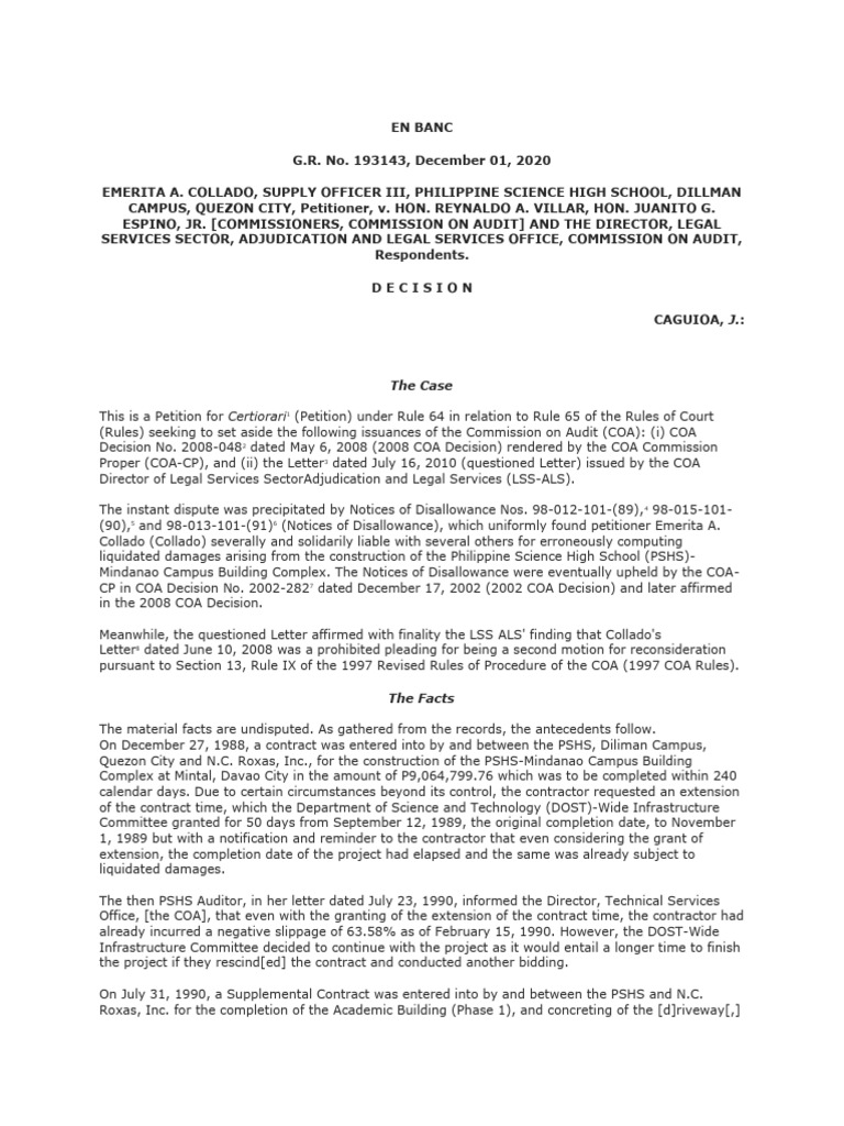 Collado vs COA | PDF | Legal Liability | Negligence