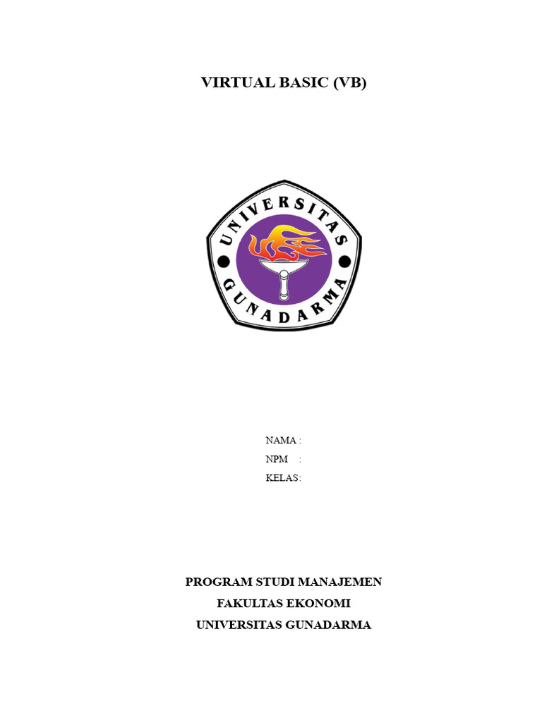 Panduan Lengkap Visual Basic (VB) | PDF | Komputer