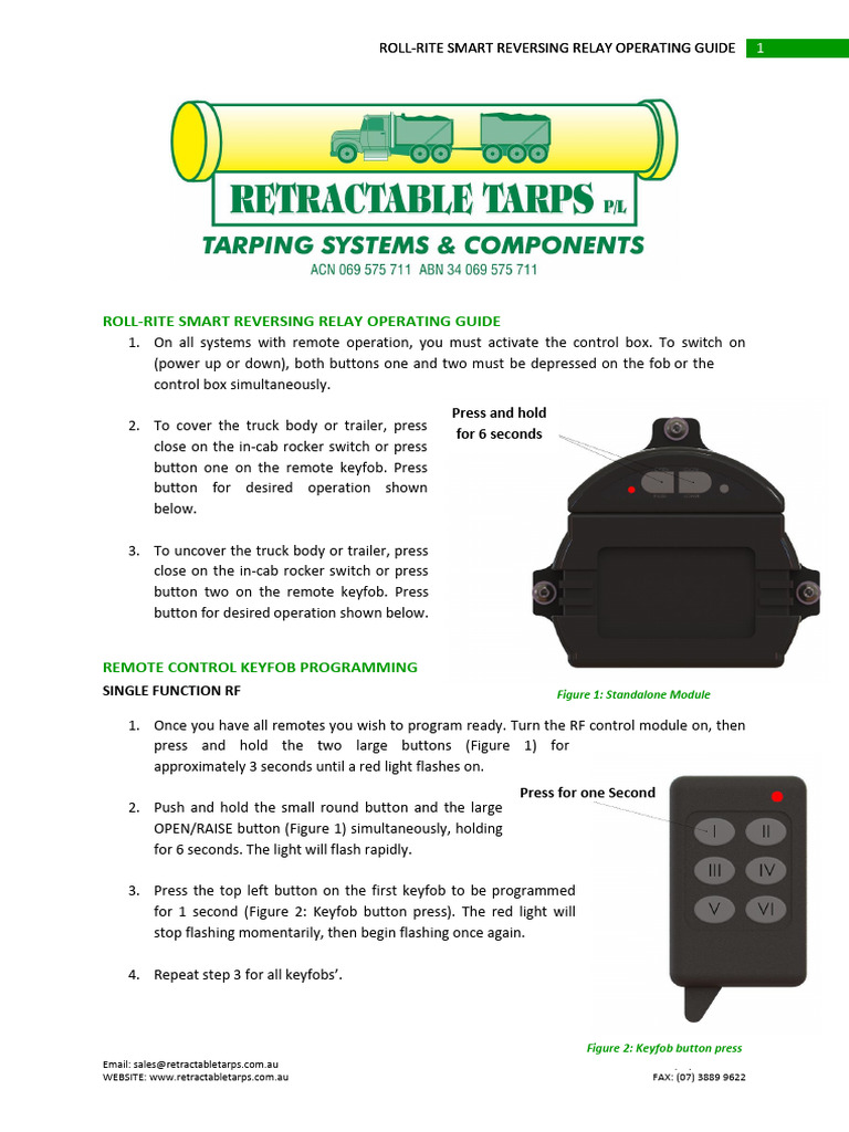 Roll Rite Tarp Manual | PDF | Amplifier | Electromagnetism