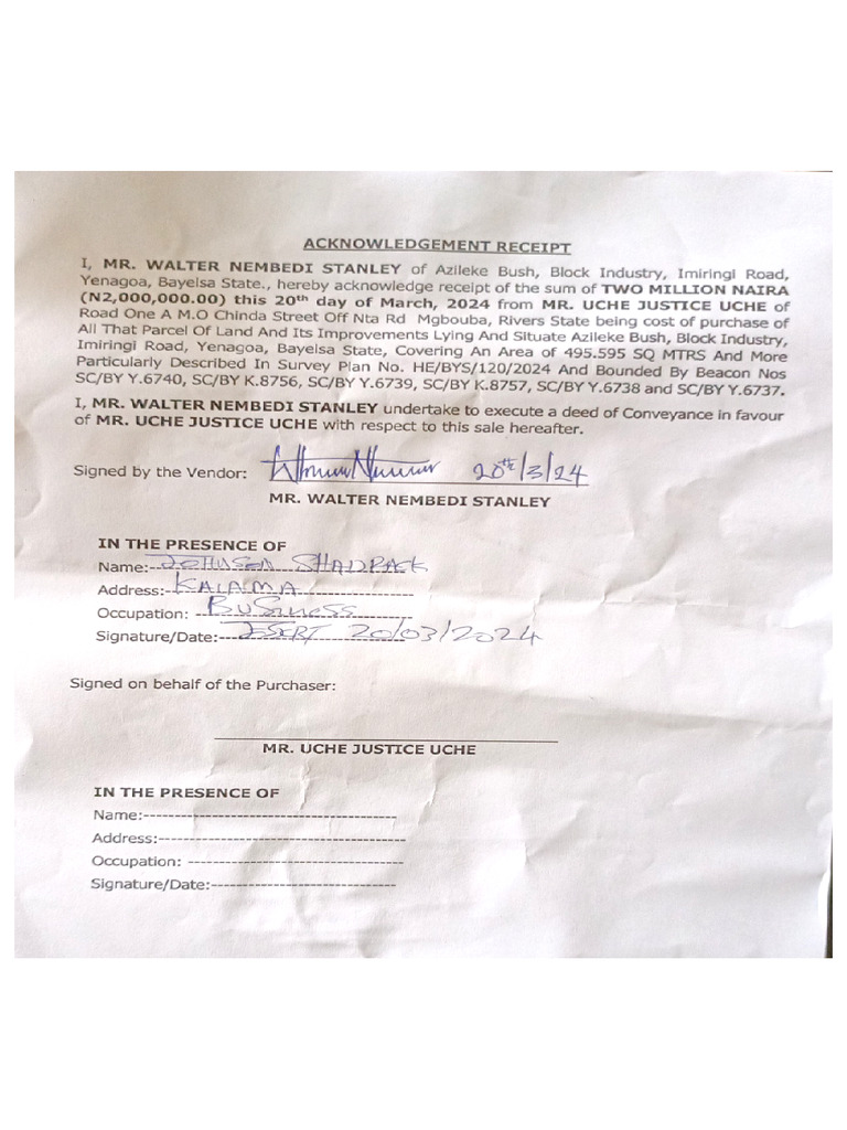 PDF Land Papers | PDF