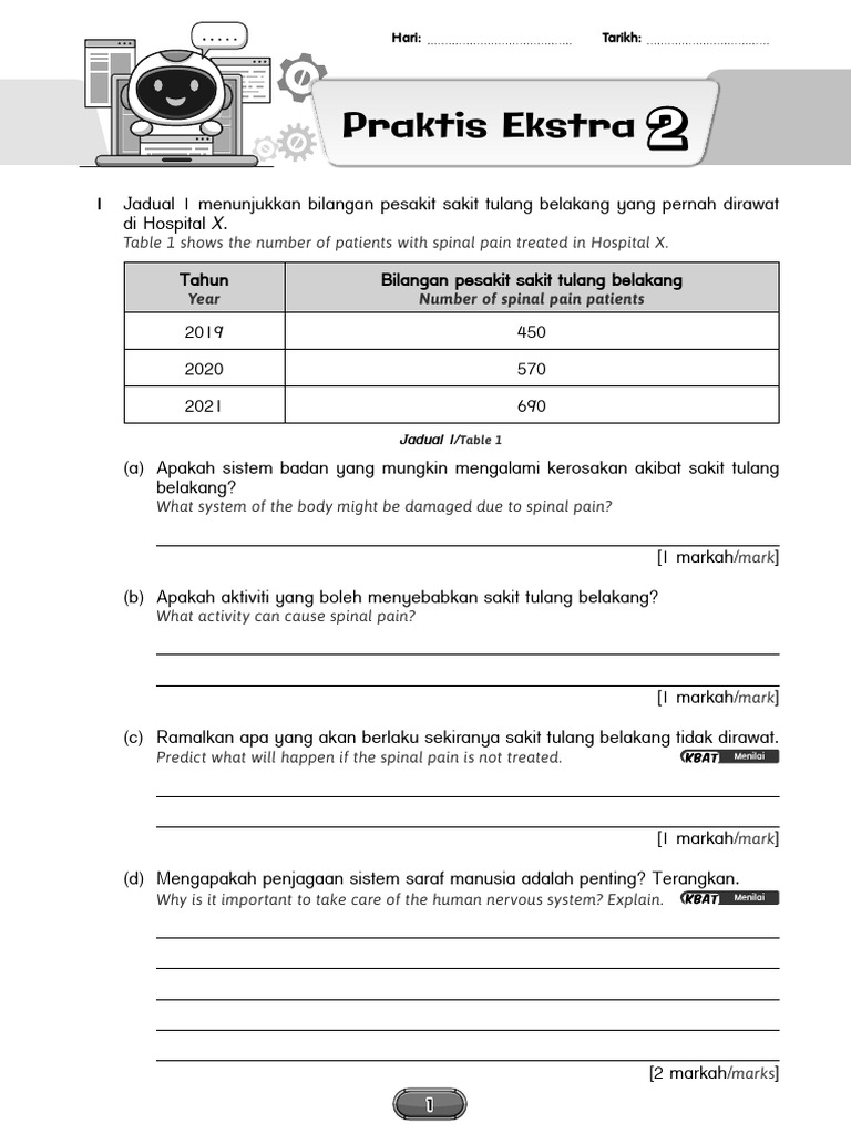 Sains THN 6 - Praktis Ekstra - U2 | PDF
