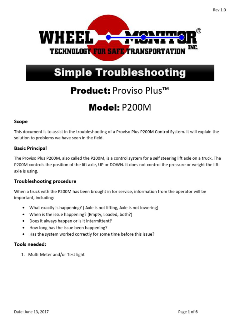 Provisio Plus Troubleshooting | PDF | Light Emitting Diode ...