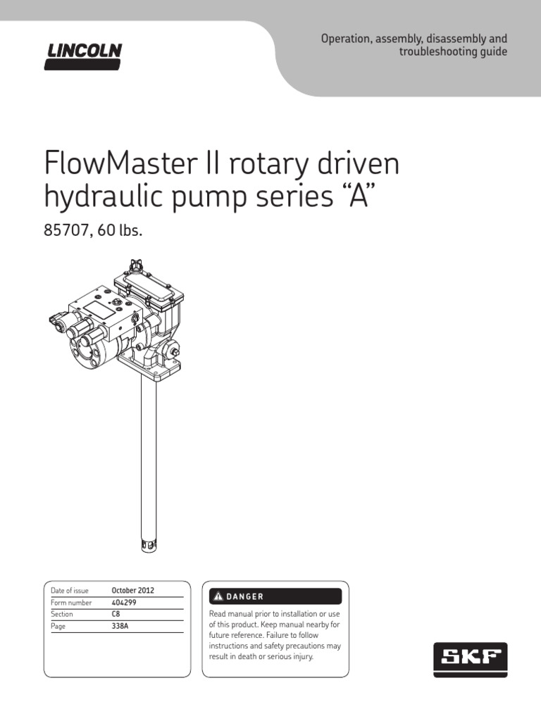 FlowMaster II Rotary Driven | PDF | Pump | Valve