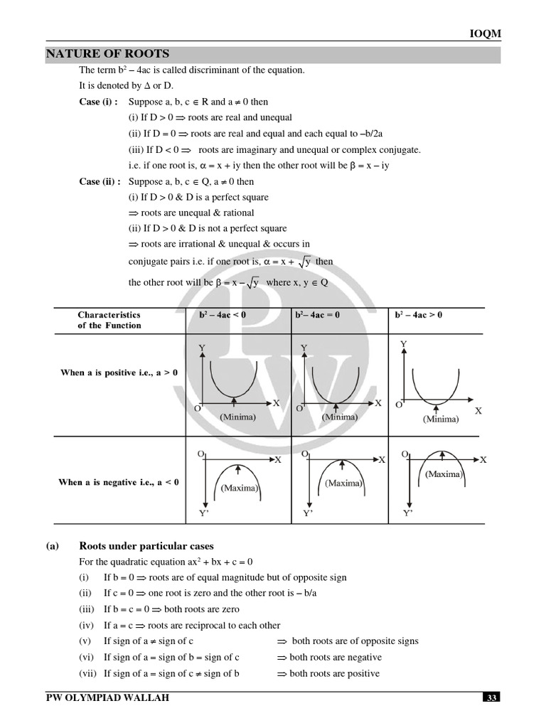 Algebra _ Module (Only PDF) __ IOQM TRAINING CAMP 2024(2) | PDF | Quadratic Equation | Polynomial