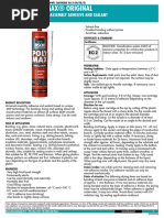 Rugby Excel Contact Cement Overview | PDF | Adhesive | Natural Rubber