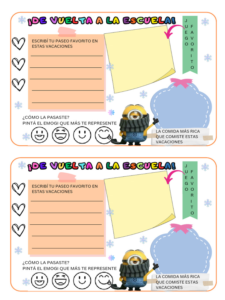 Actividades para el Regreso a Clases | PDF