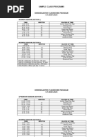 Class Program Grade 4-6 SY2024-2025 | PDF | Learning | Teaching