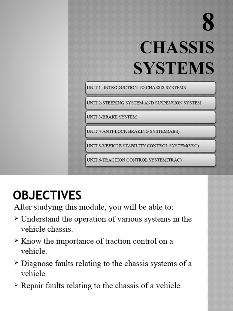 MODULE 8 | PDF | Anti Lock Braking System | Brake