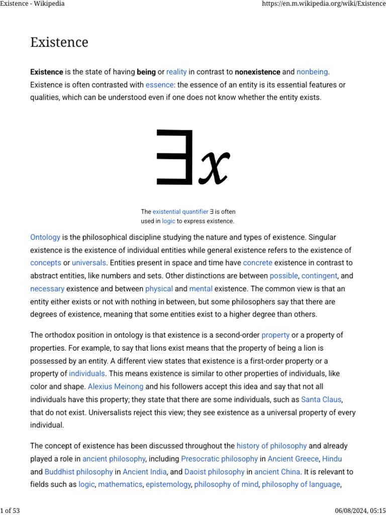 Temp 895724608470743325 | PDF | Existence | Ontology