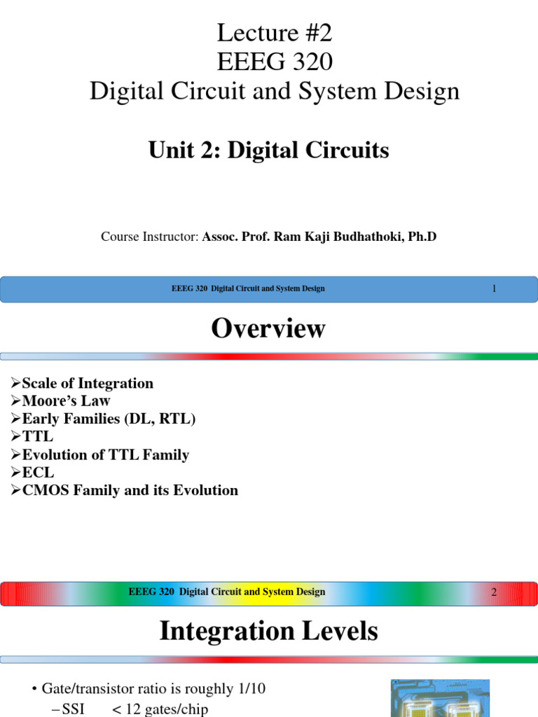 Final Unit 2 IC Logic - Family | PDF | Logic Gate | Cmos