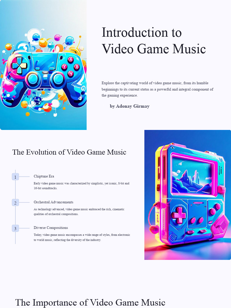 Evolution of Video Game Music | PDF | Video Games | Entertainment